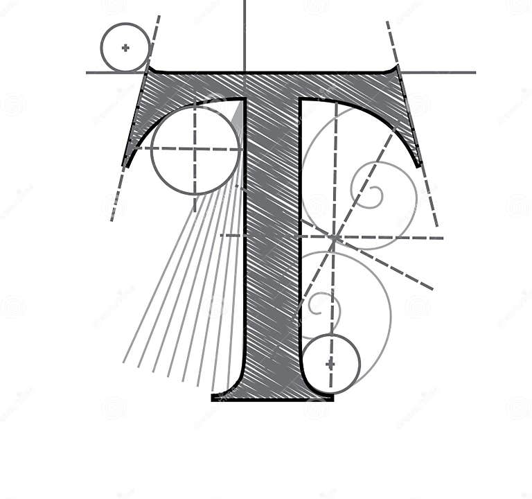 Letter T stock vector. Illustration of agenda, planning - 7690569