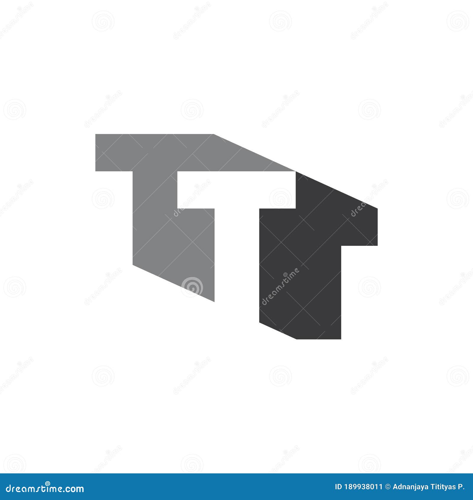 Letter T Building Geometric Logo Vector Stock Vector - Illustration of ...