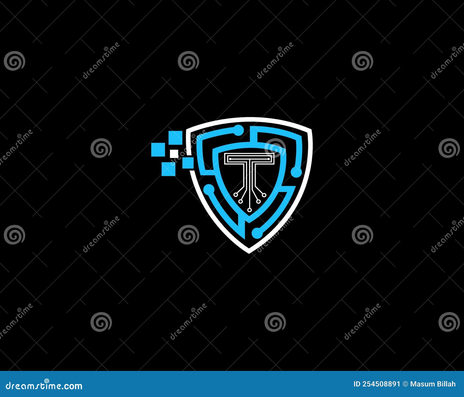 Hi-tech Shield Of Cyber Security. Digital Data Network Protection. High ...