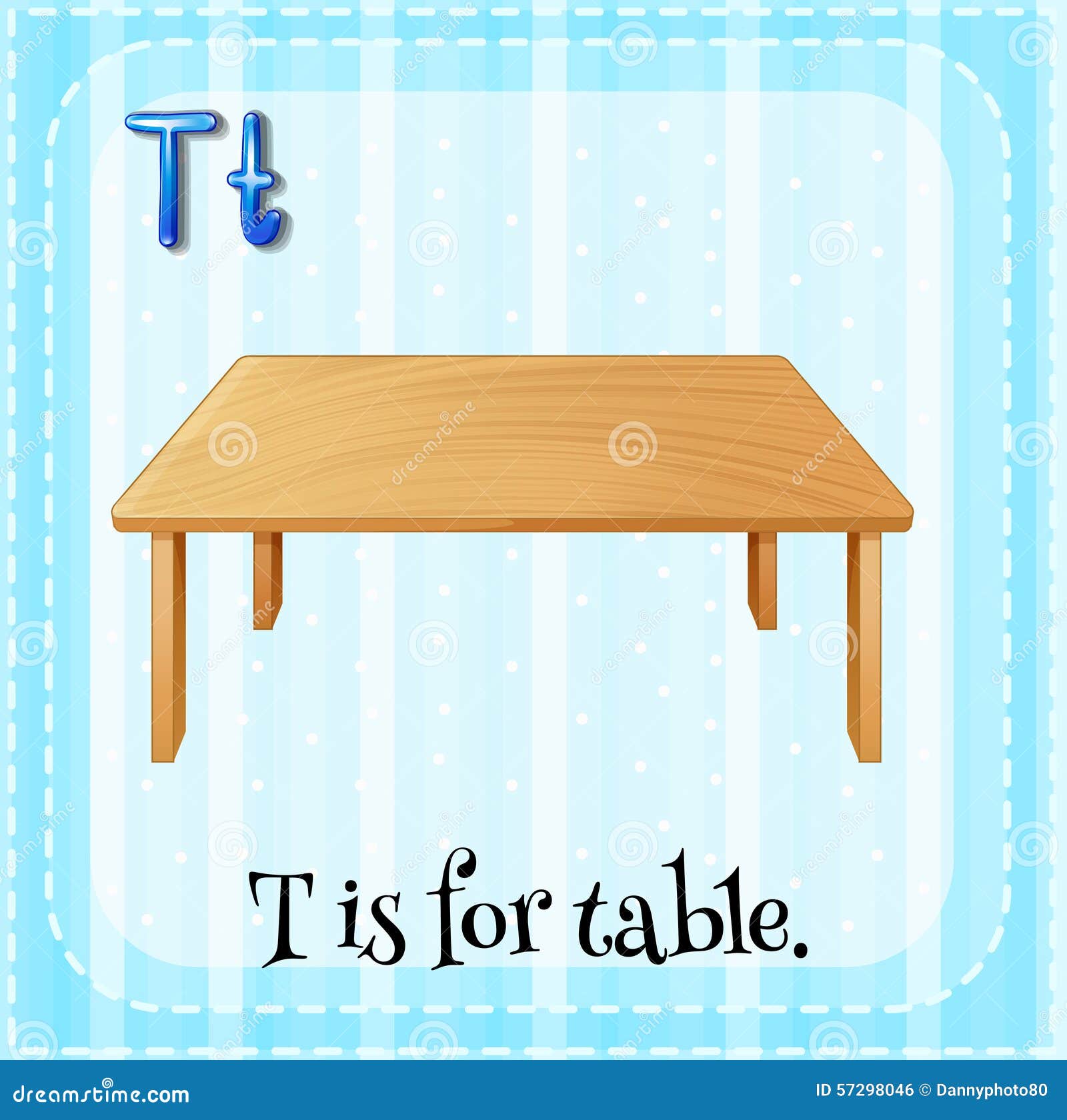 Letter T stock vector. Illustration of children, preschool - 57298046