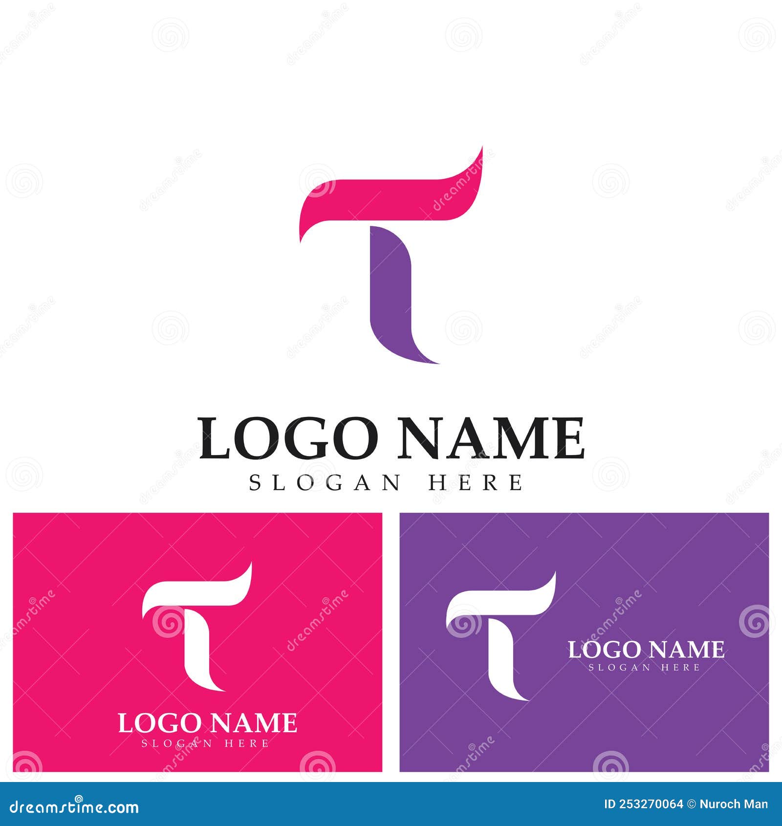 Letter T Het Model Van Het Pictogram Van Het Logo. Vector Illustratie ...