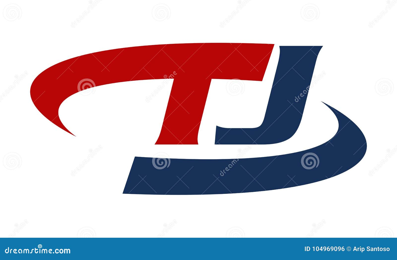 Letter T J stock vector. Illustration of brand, corporate - 104969096