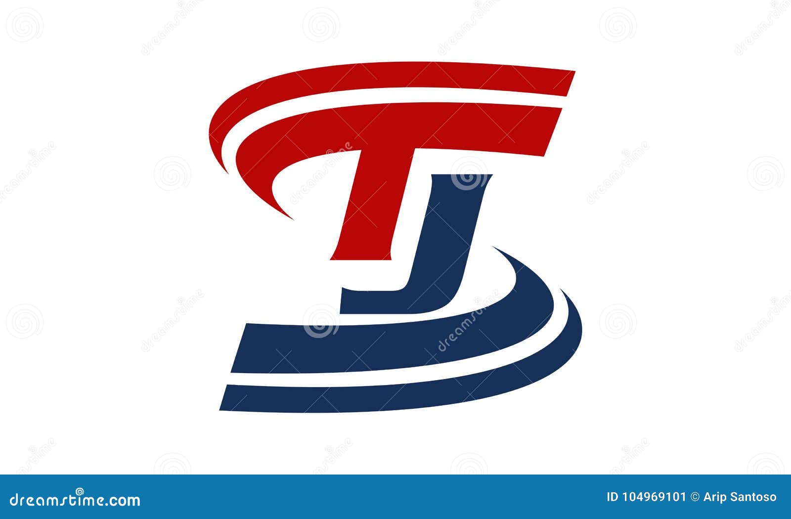 Letter T J stock vector. Illustration of management - 104969101