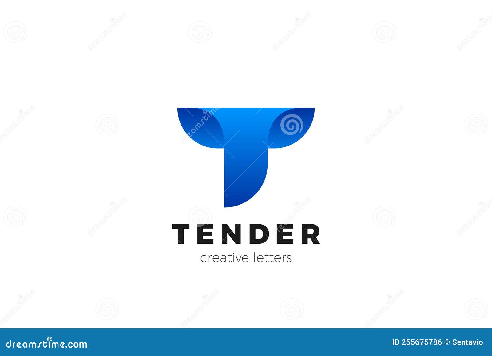 Letter T Logo Design Vector Template. Monogram Logotype Concept Icon ...