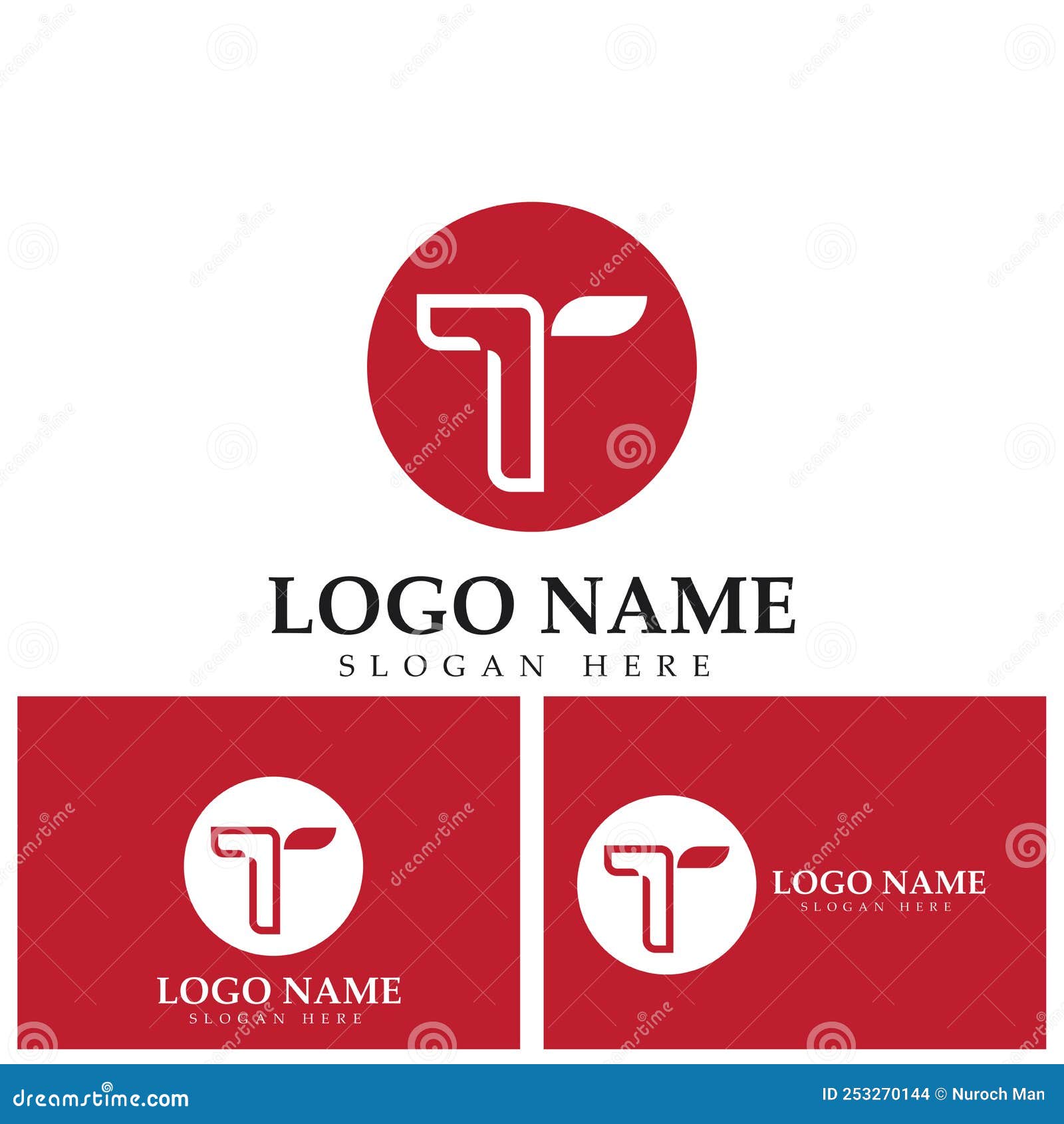 Letter T Logo Icon Design Element Template. Stock Vector - Illustration ...