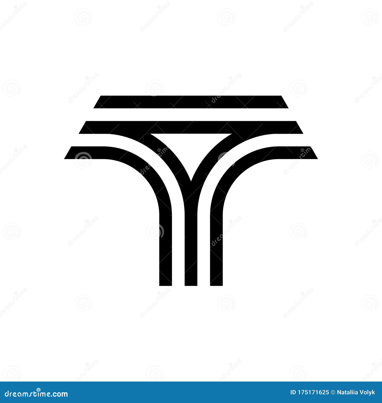 Letter T logo stock vector. Illustration of letter, template - 175171625