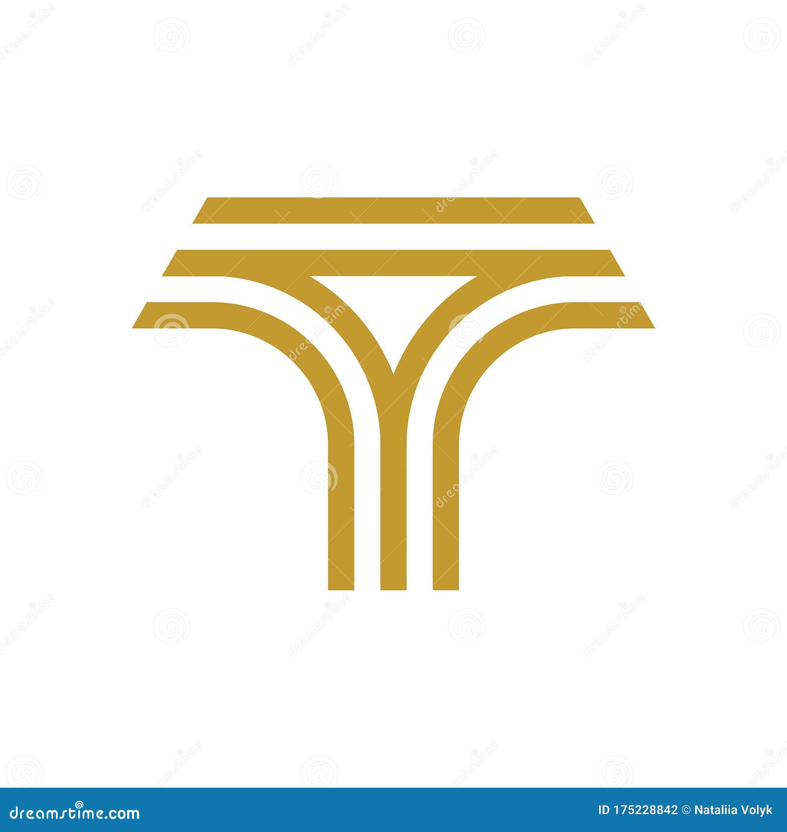 Letter T logo stock vector. Illustration of elements - 175228842