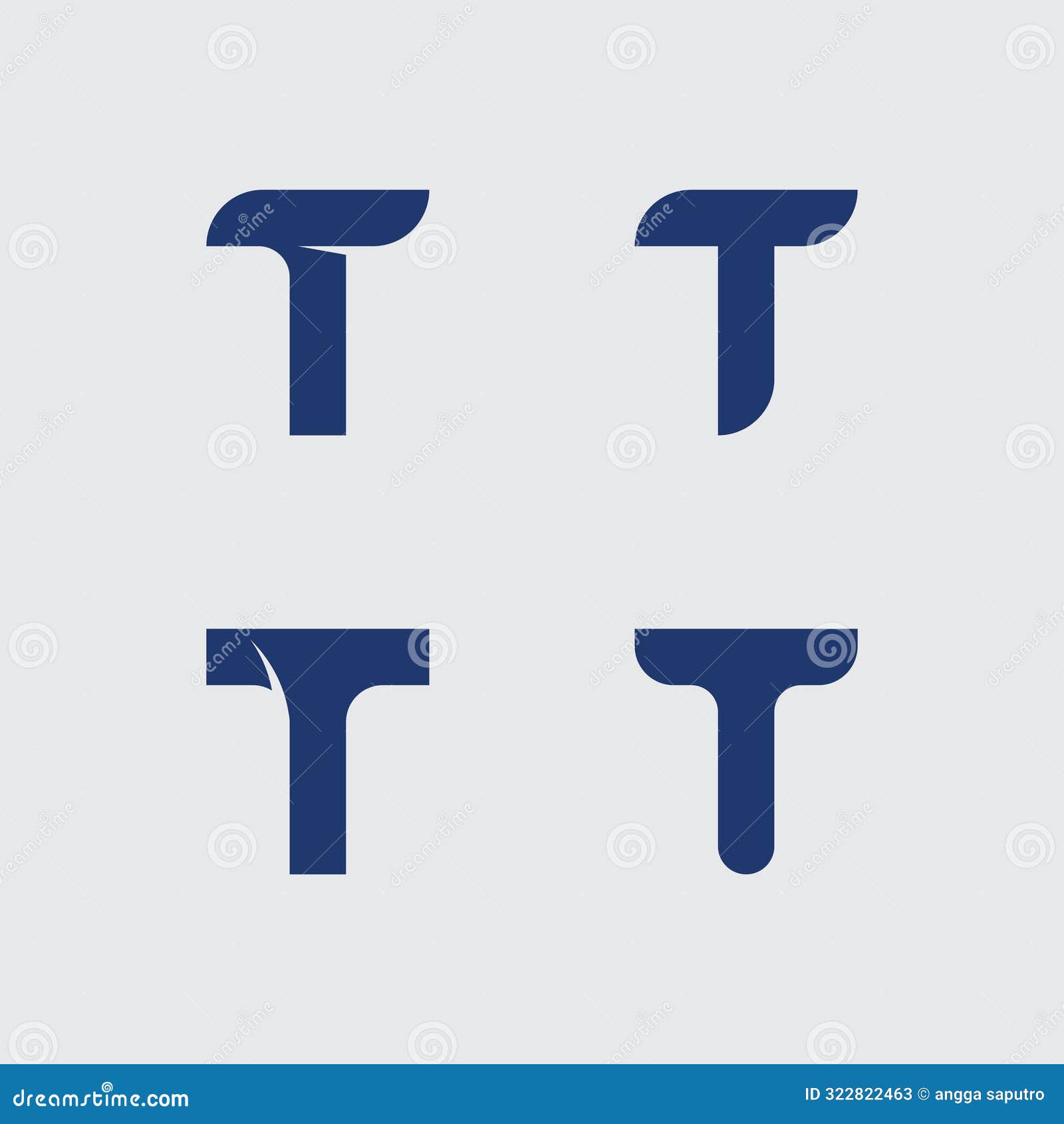 Letter T Logo Image and Font T Design Graphic Vector Stock Illustration ...