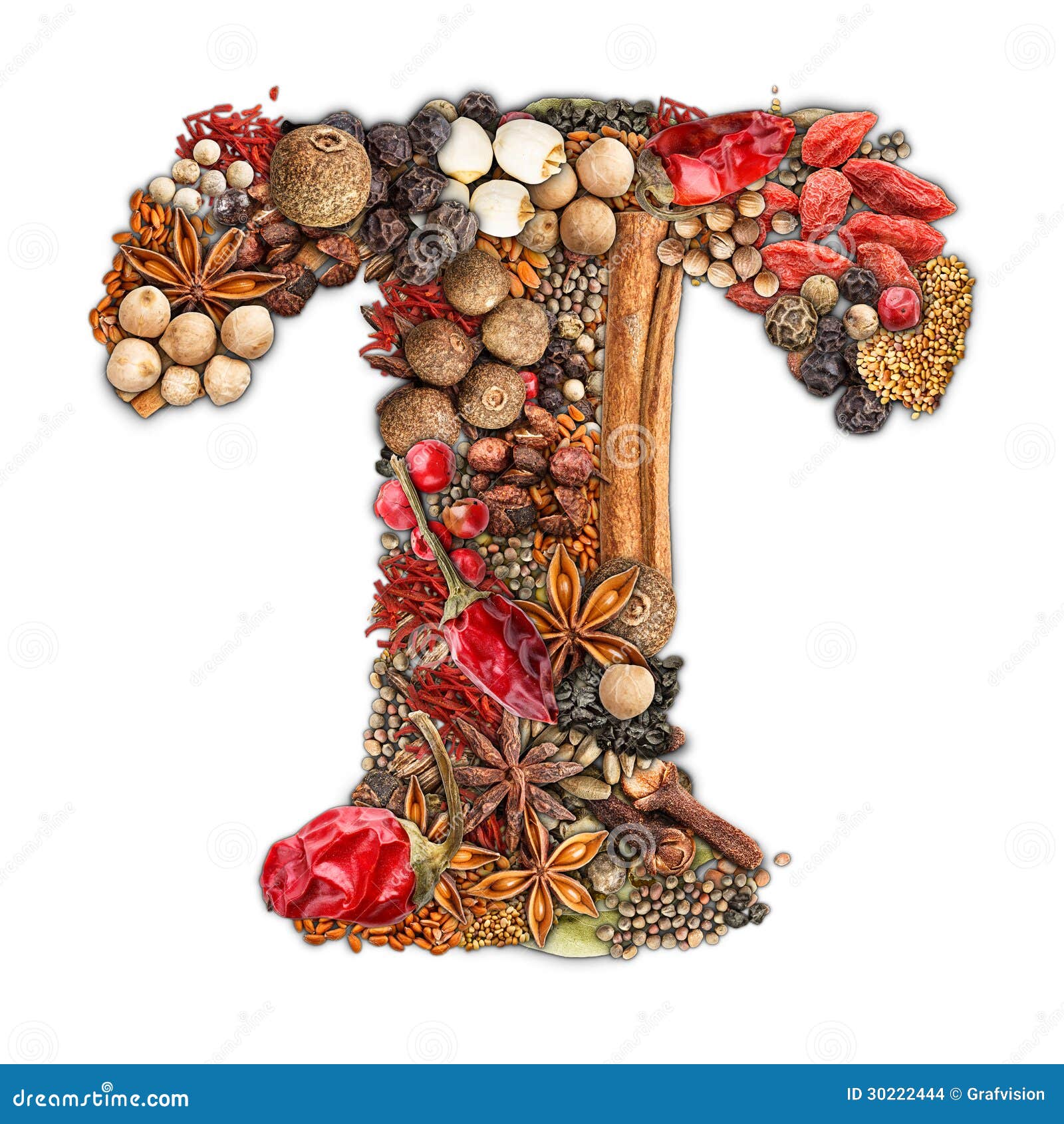 Spices letter stock photo. Image of nature, seeds, condiment - 30222444