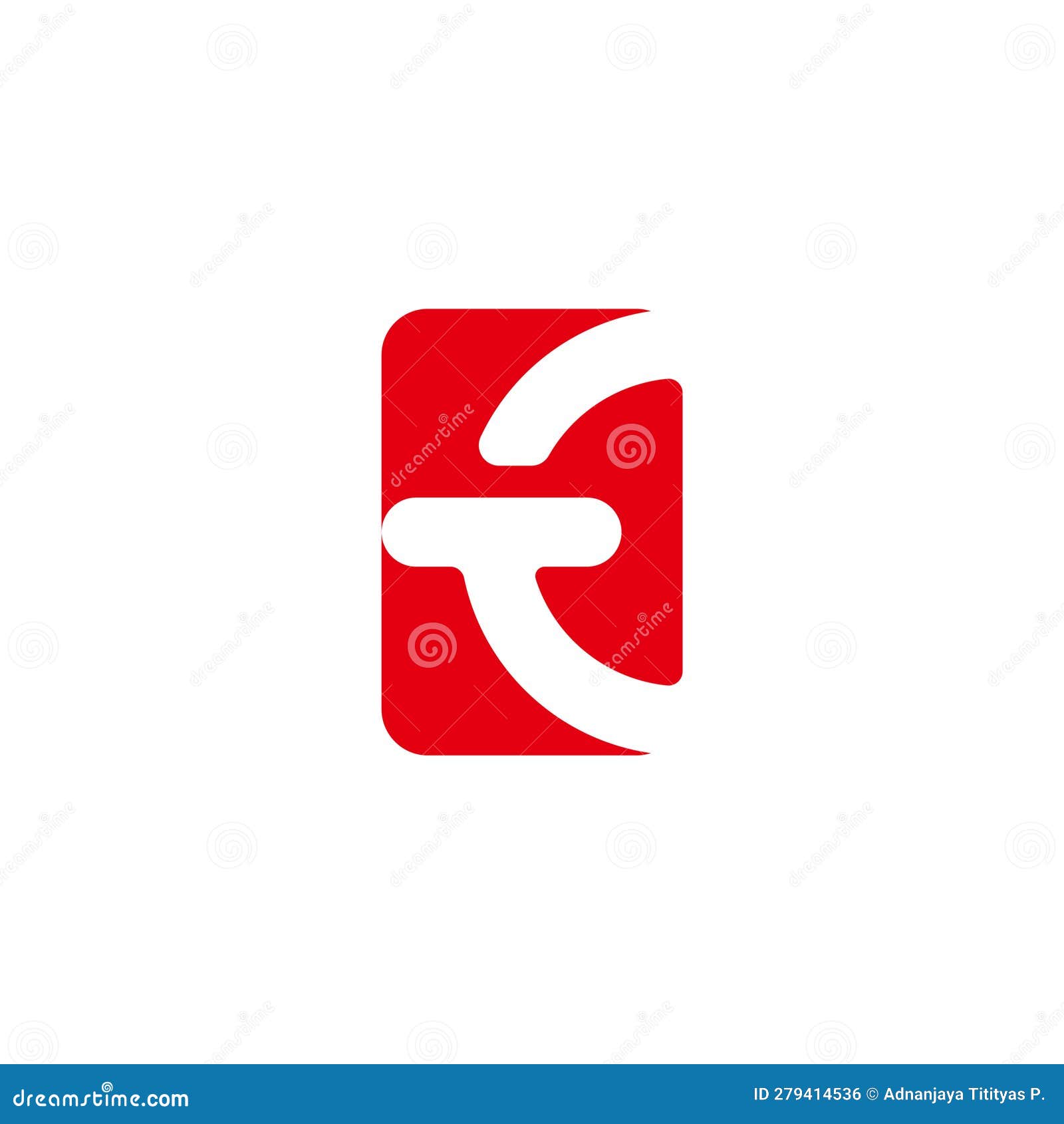 Letter T Negative Space Power Button Logo Vector Stock Vector ...