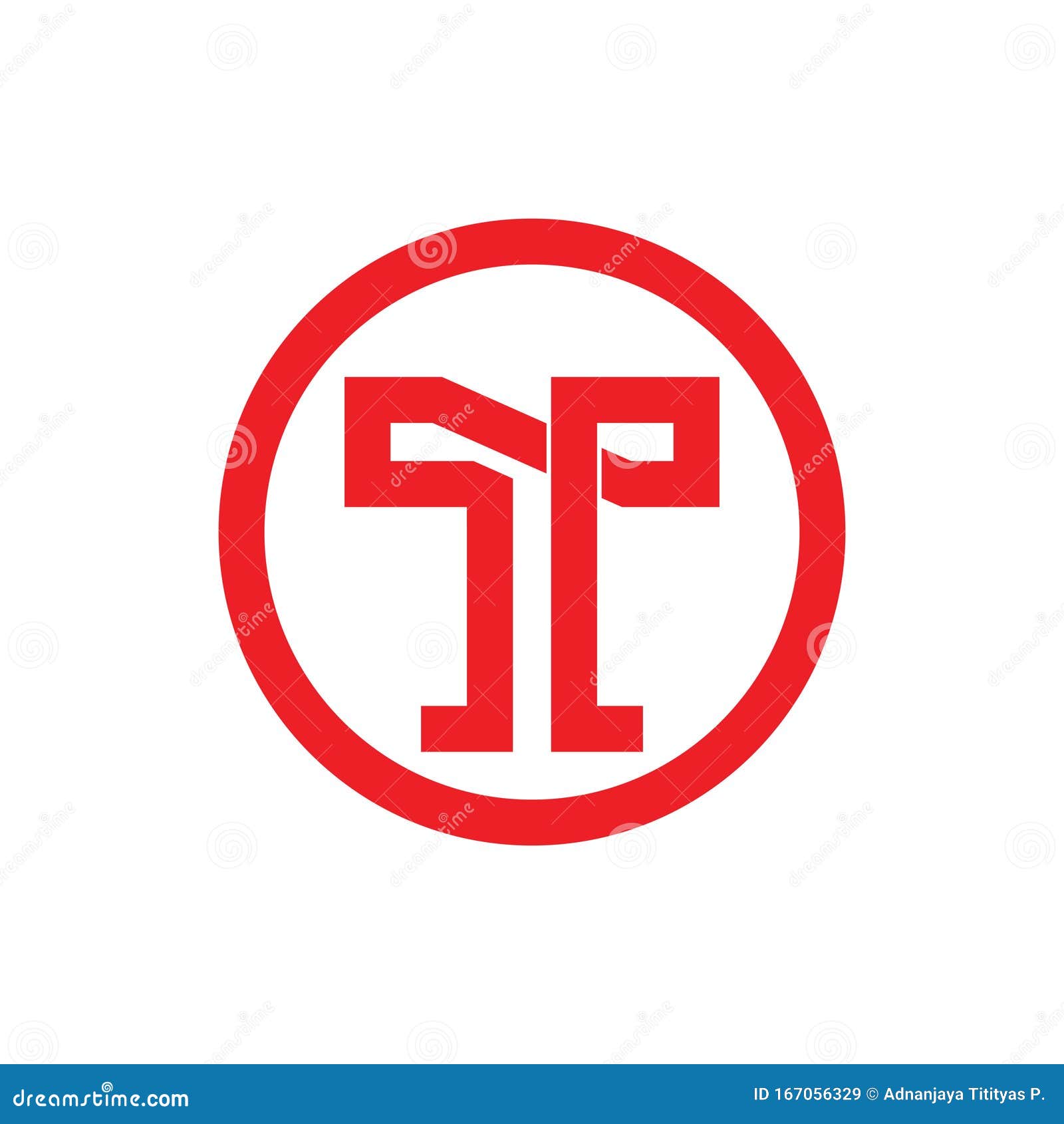 Letter T Overlapping Line Geometric Circle Logo Vector Stock Vector ...