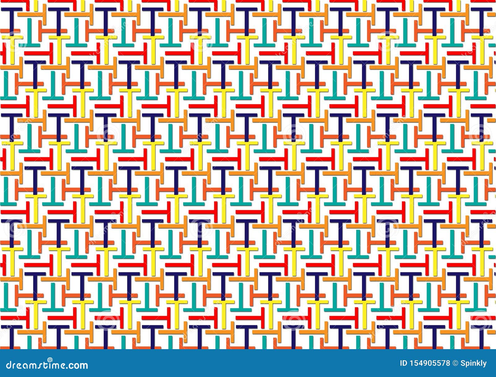 Letter T Pattern in Different Colored Shades Stock Illustration ...