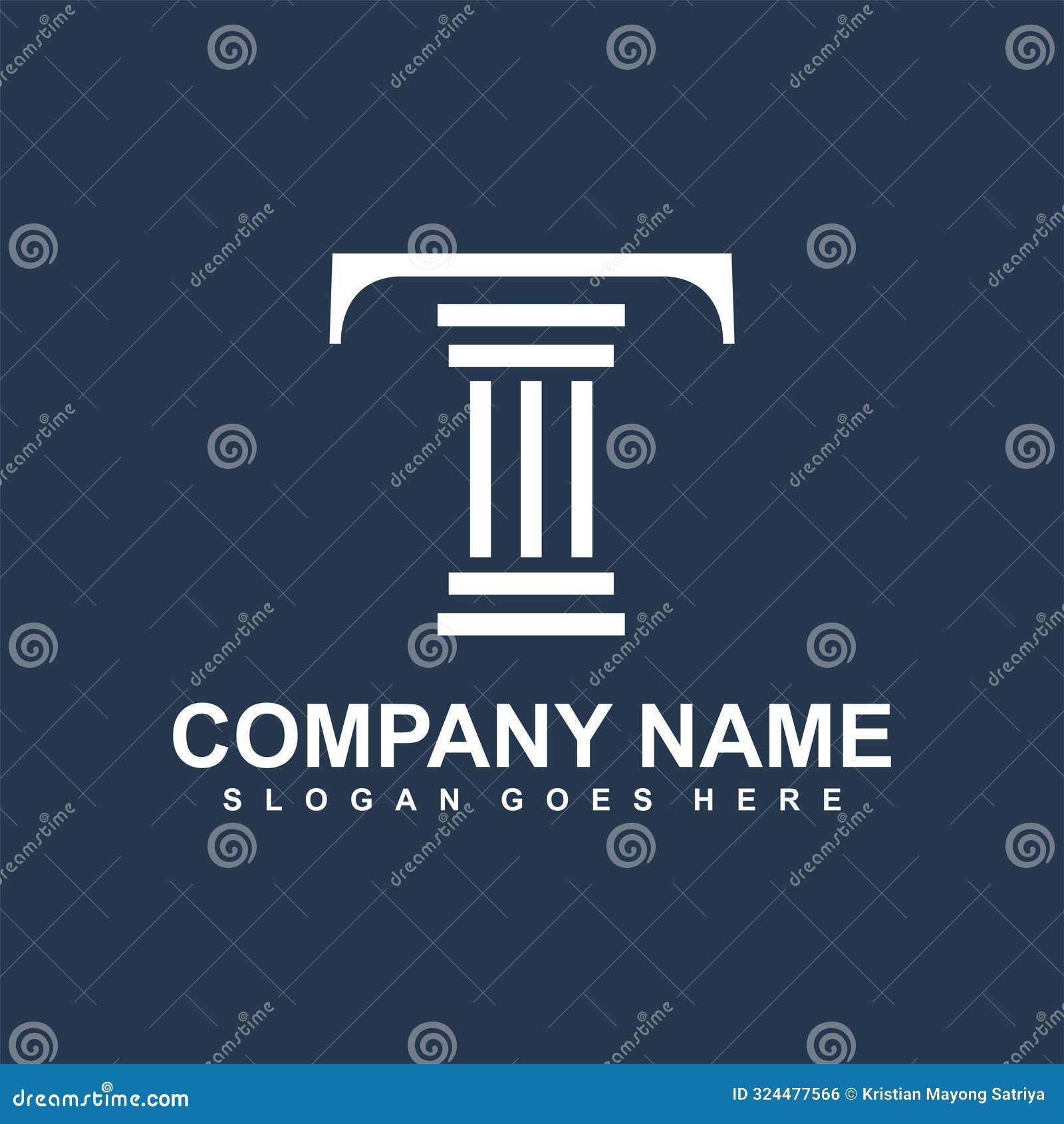 Letter BI And IB Pillar Logo, Suitable For Any Business With IB Or BI ...