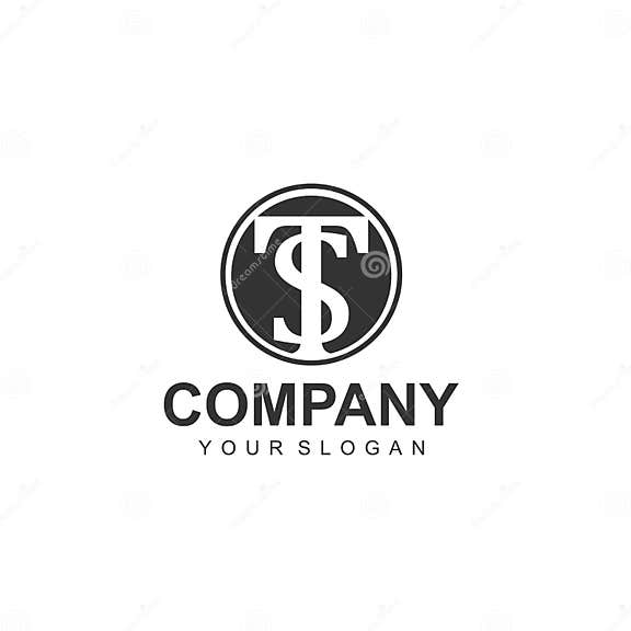 Letter T,s Logo Template Design Vector Stock Illustration ...