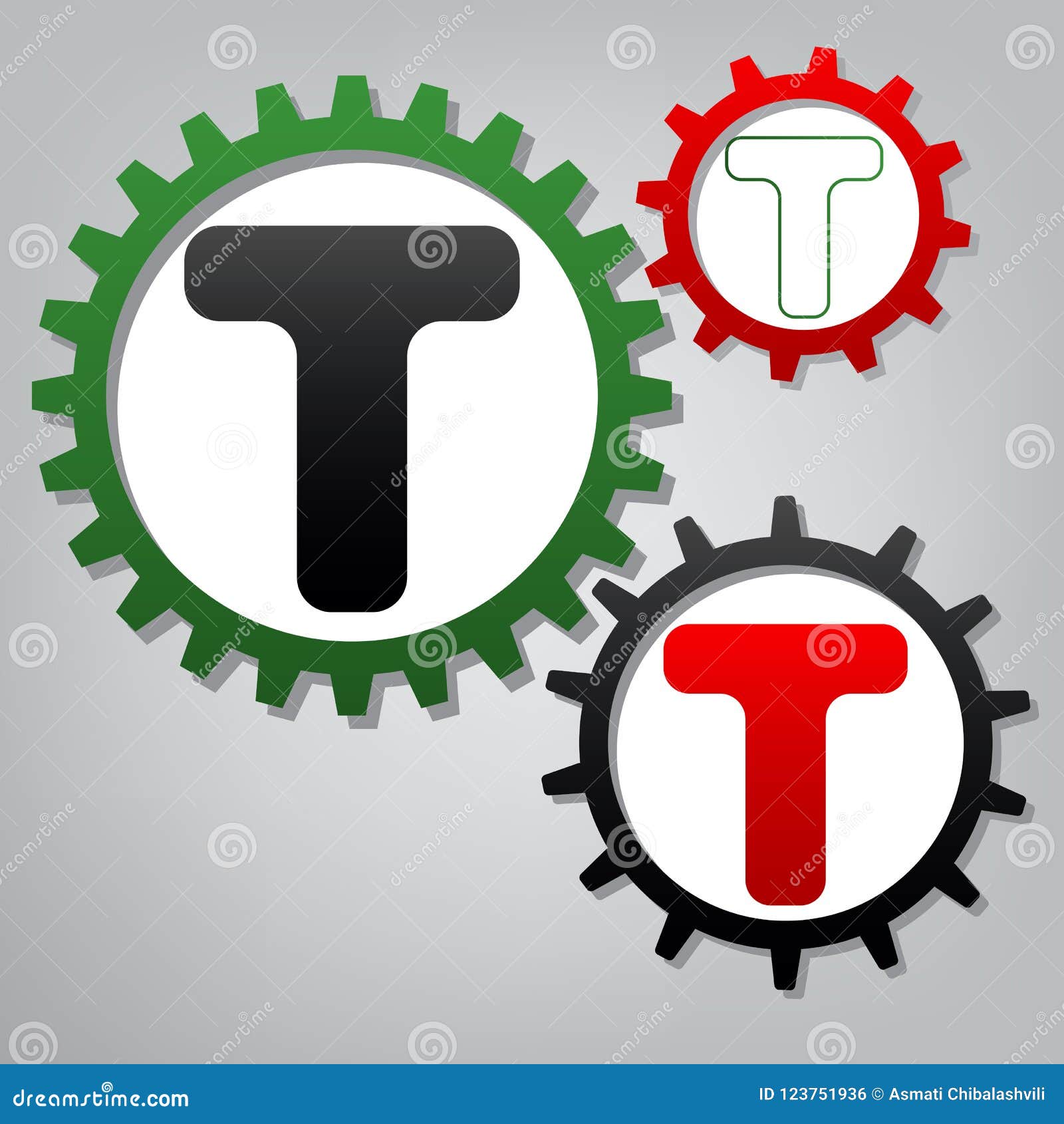 Letter T Sign Design Template Element. Vector Stock Vector ...