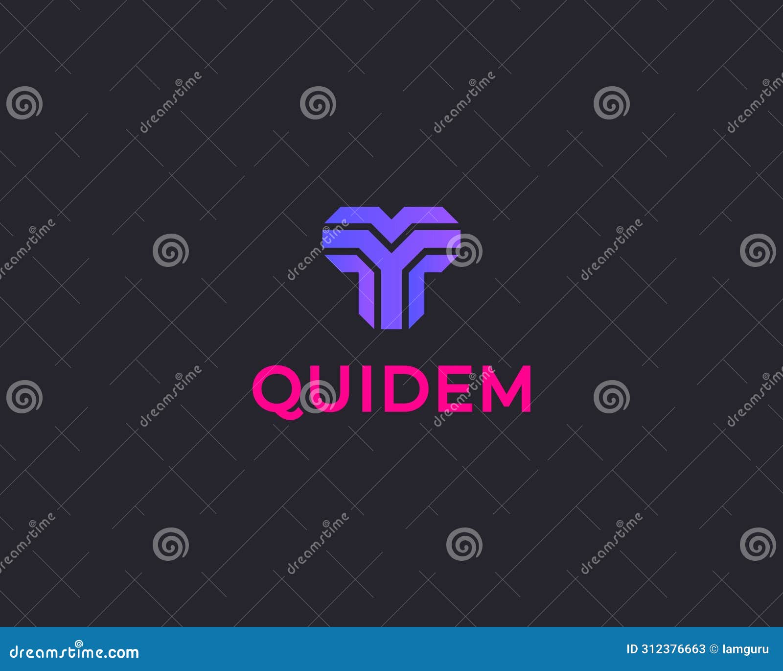 A Letter T Striped Logo. Colorful Monogram Initial Logotype. Vector ...