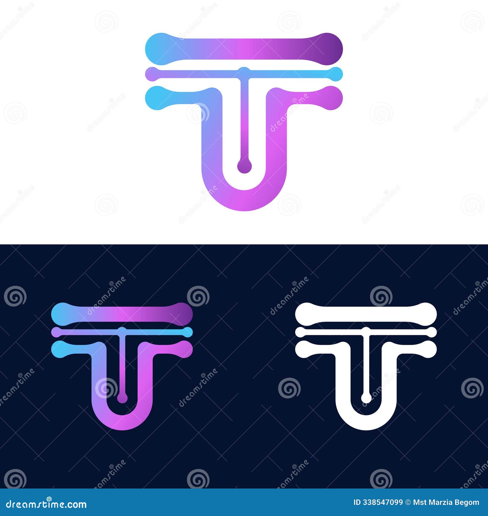 Letter T Technology, Circuit Symbol Internet, Modern Design Letter T ...