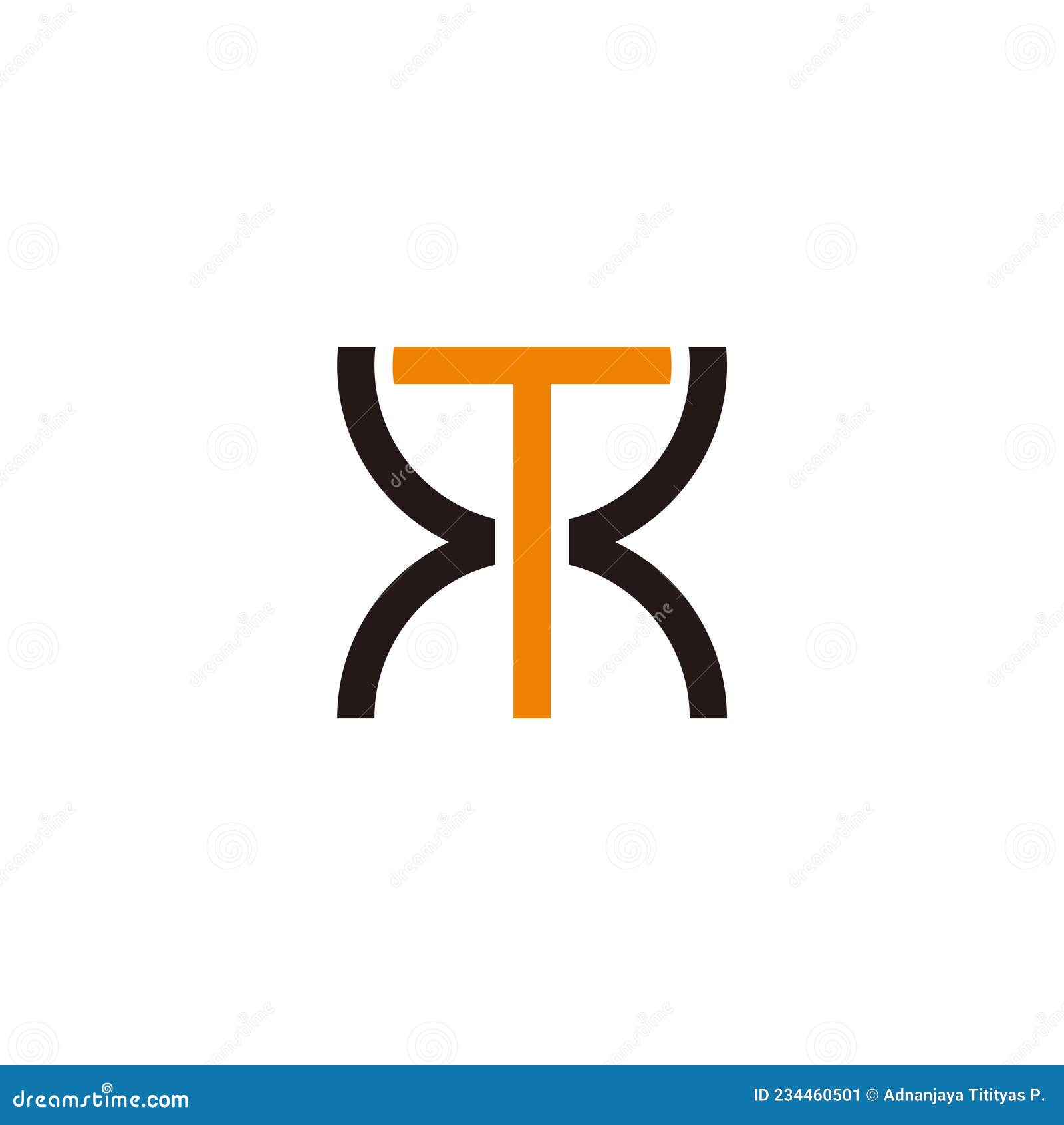 Letter T Time Sand Watch Symbol Logo Vector Stock Vector - Illustration ...