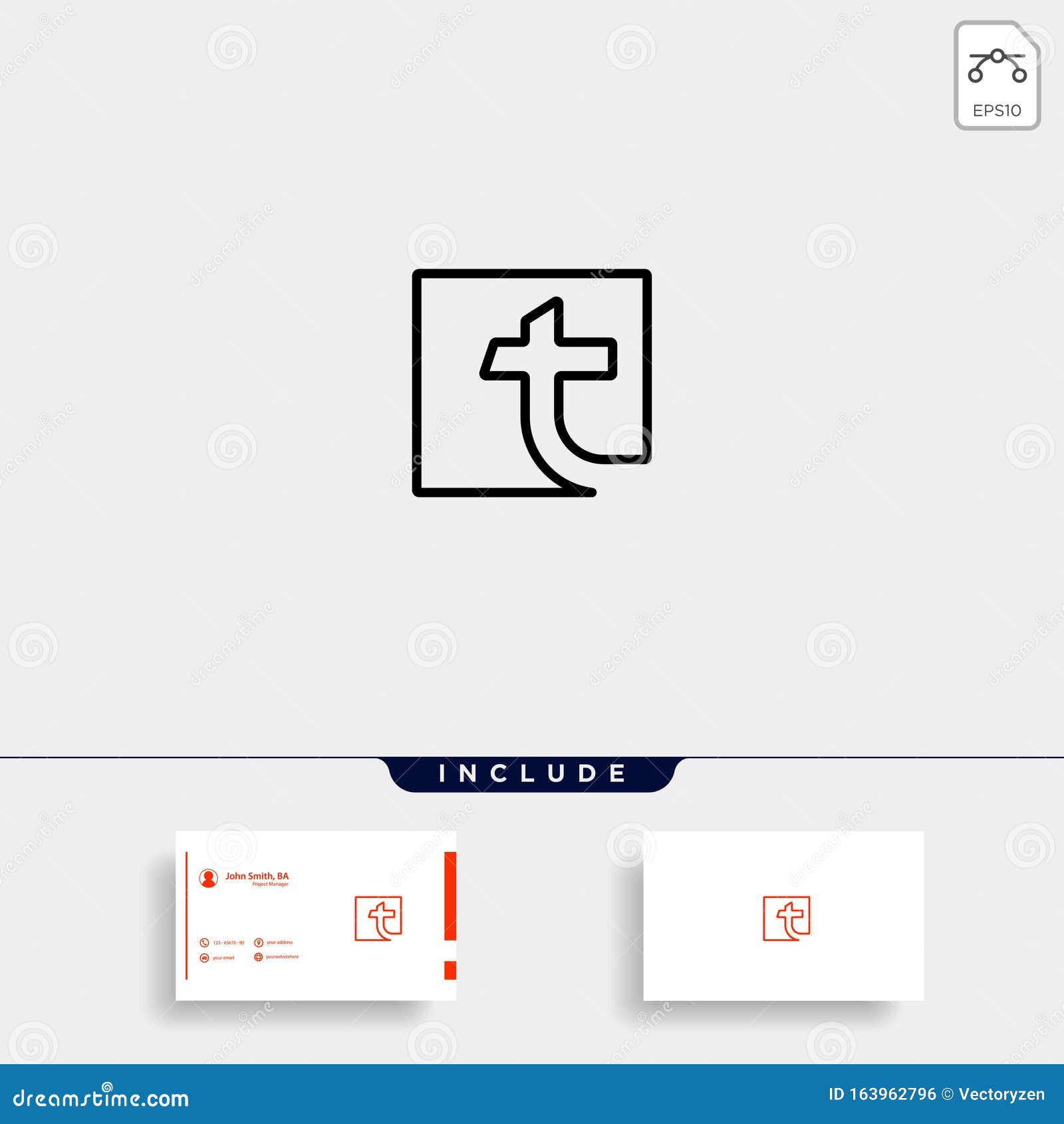 Letter T TT Logo Design Simple Vector Stock Vector - Illustration of ...