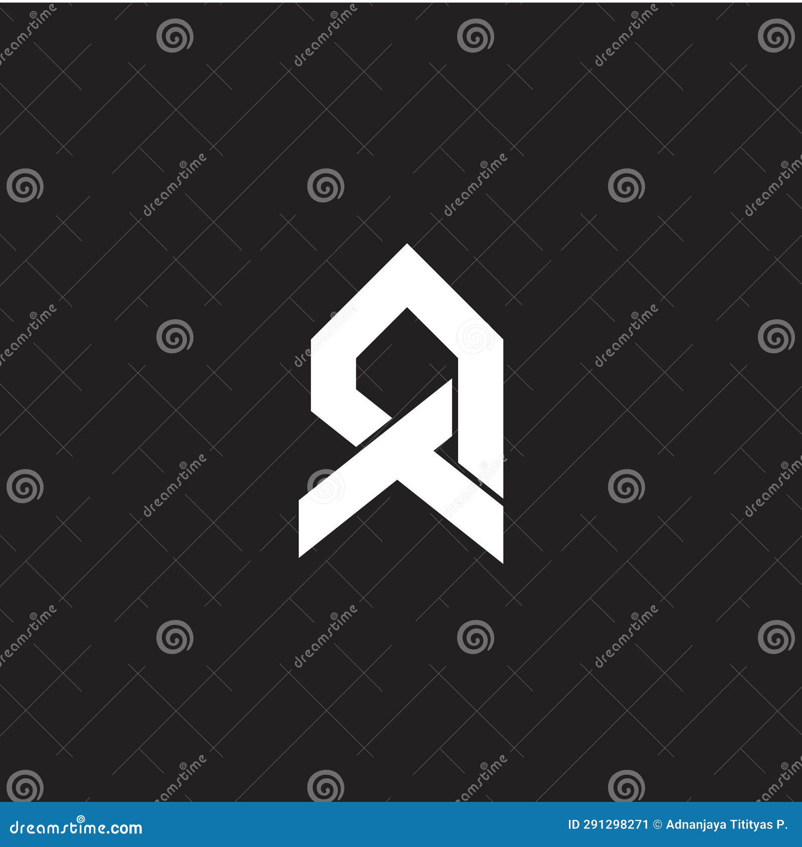 Letter Ta Home Roof Simple Geometric Logo Vector Stock Vector ...