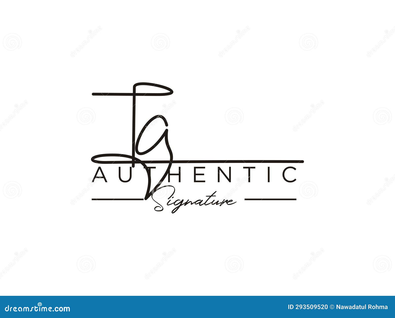 Letter TA Signature Logo Template Vector Stock Vector - Illustration of ...