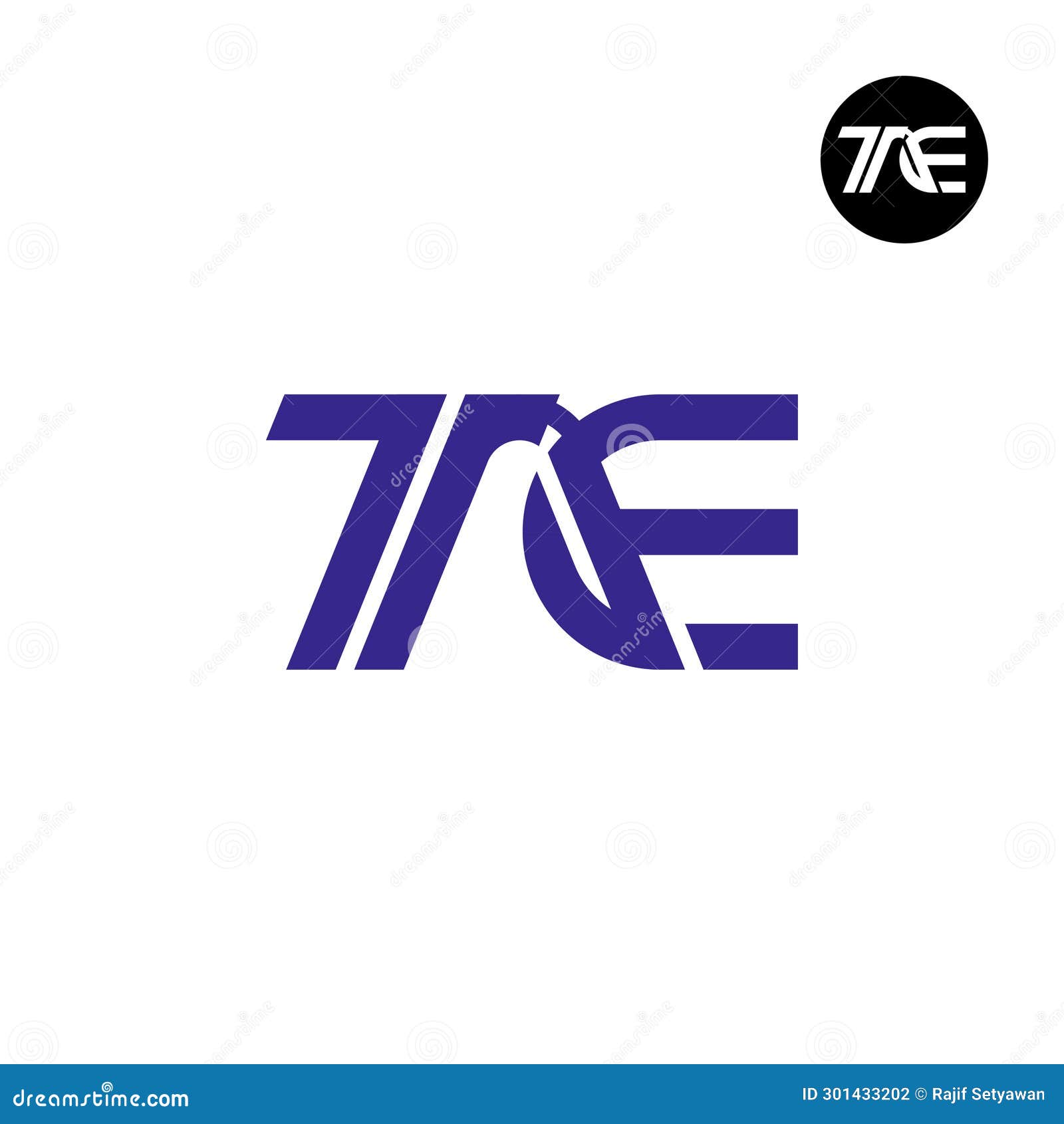 Letter TAE Monogram Logo Design Vector Illustration | CartoonDealer.com ...