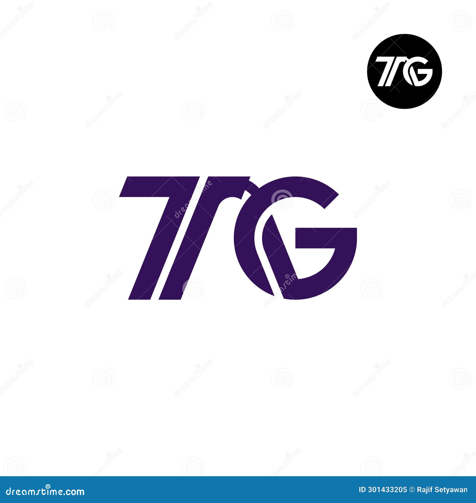 Letter TAG Monogram Logo Design Stock Vector - Illustration of design ...