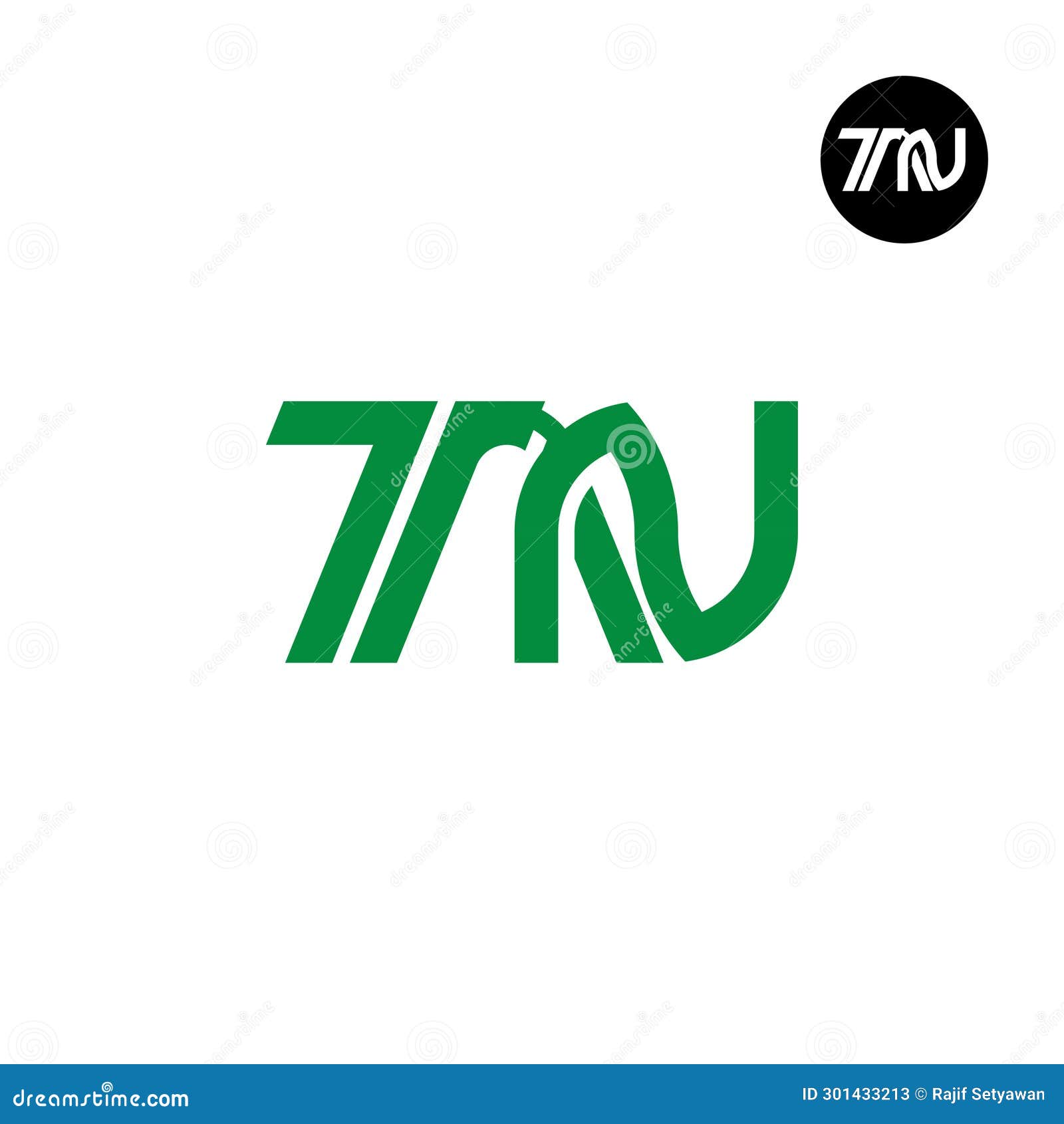 Letter TAN Monogram Logo Design Stock Vector - Illustration of ...