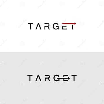 Letter of Target Logo Design Vector Icon Elements Symbol Illustrations ...