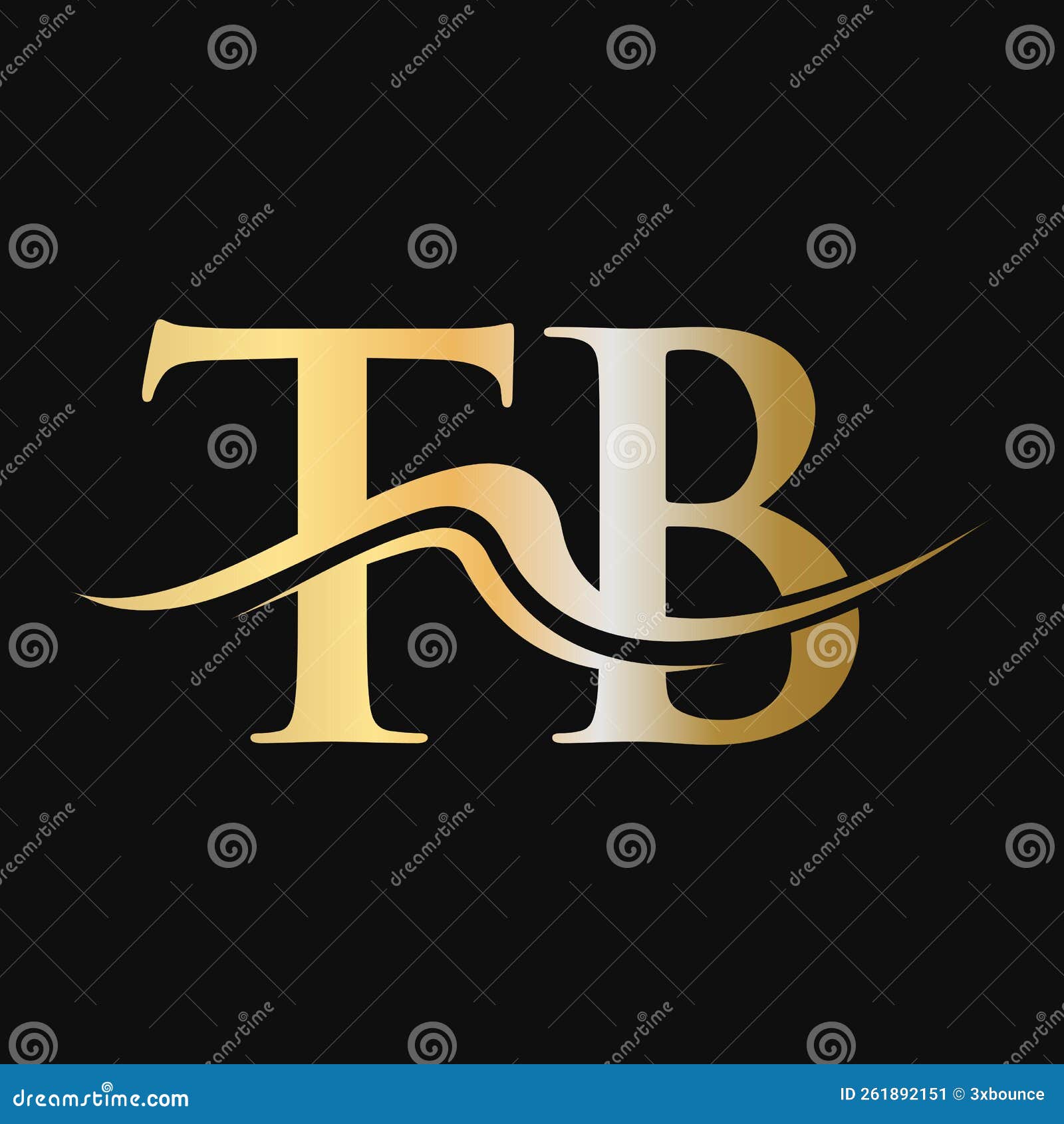 Letter TB Logo Design. Initial TB Logotype Template for Business and ...