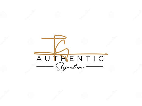 Letter TC Signature Logo Template Vector Stock Vector - Illustration of ...