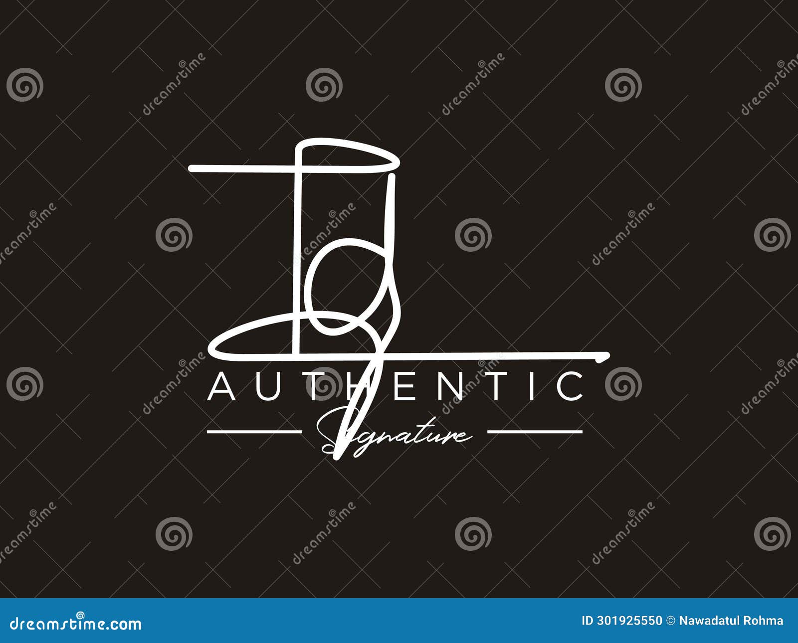 Letter TD Signature Logo Template Vector Stock Vector - Illustration of ...