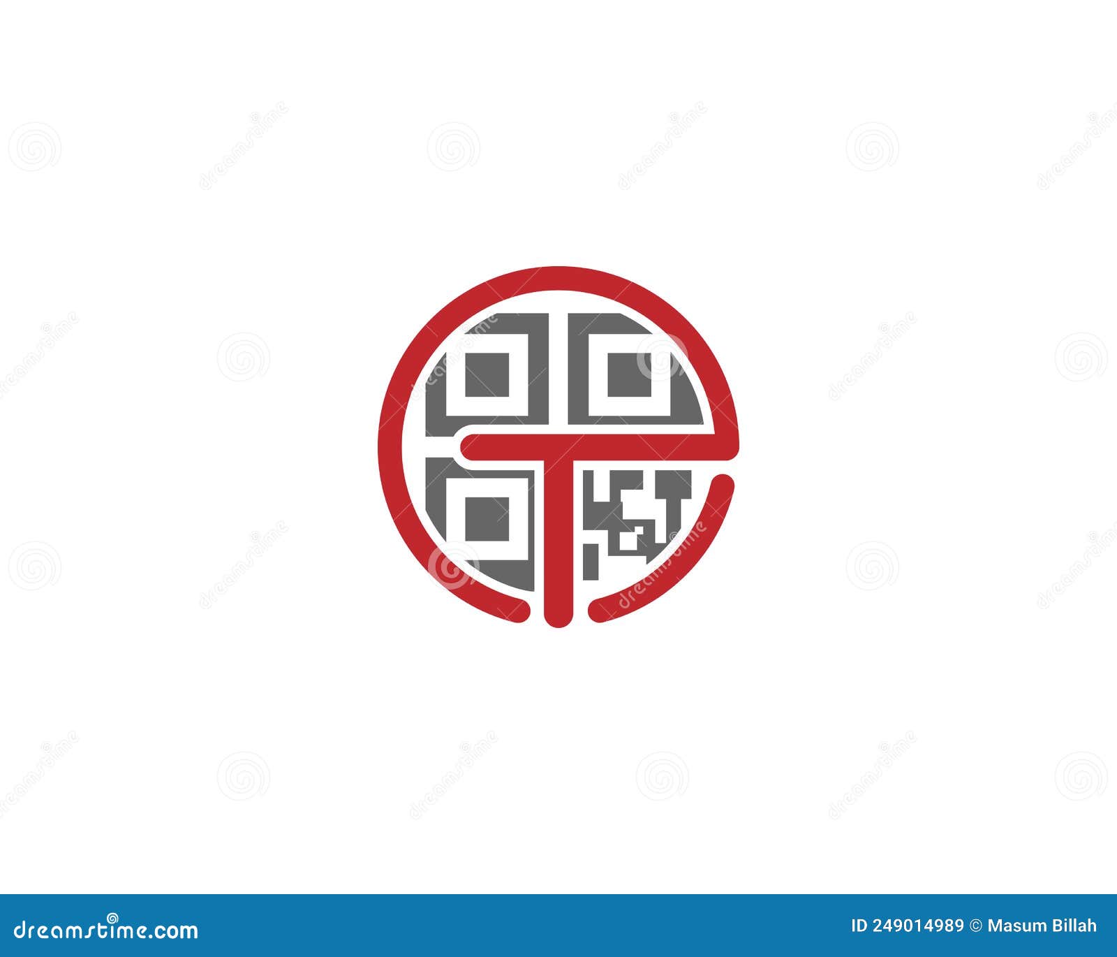 Letter TE QR Code and Barcode Logo Design. Stock Vector - Illustration ...