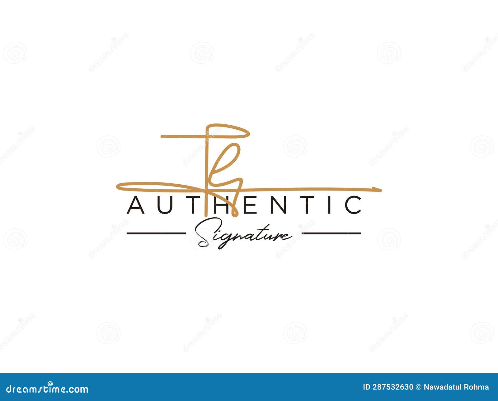 Letter TE Signature Logo Template Vector Stock Vector - Illustration of ...