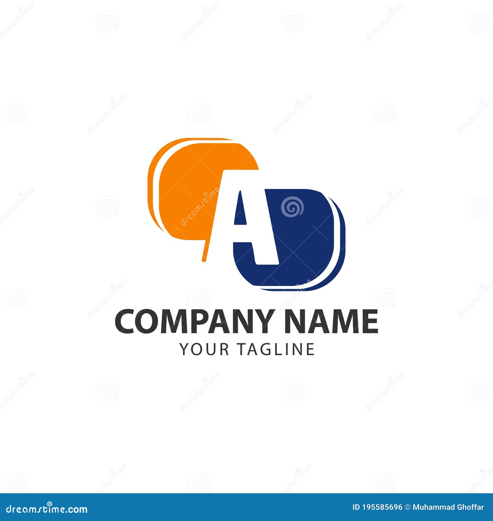 Letter a Tech Logo Design Vector Stock Illustration . a Logo Design ...