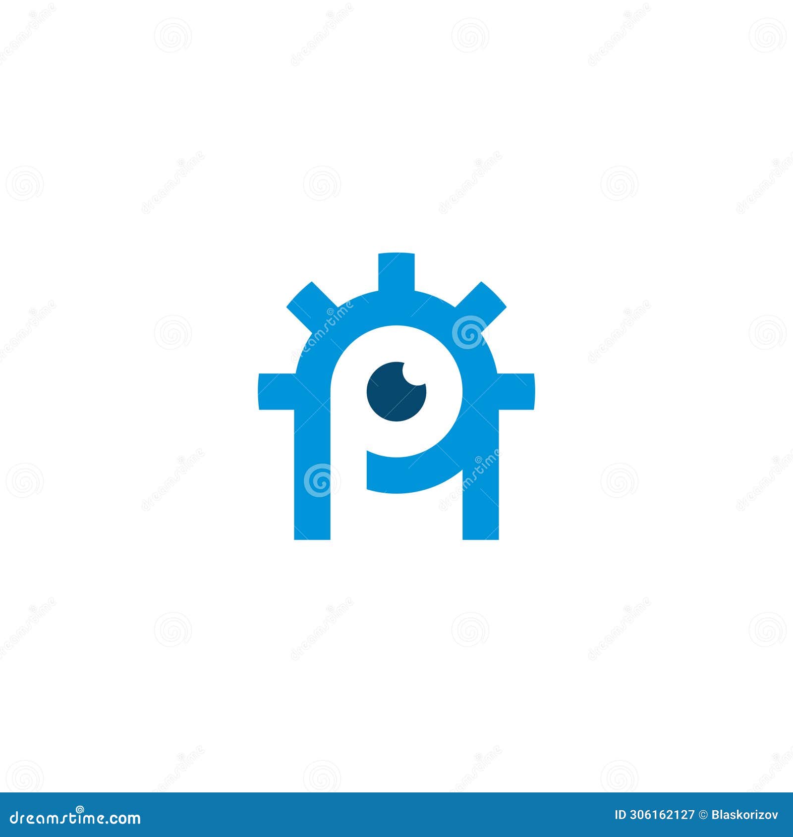 Letter a tech logo icon stock vector. Illustration of abstract - 306162127