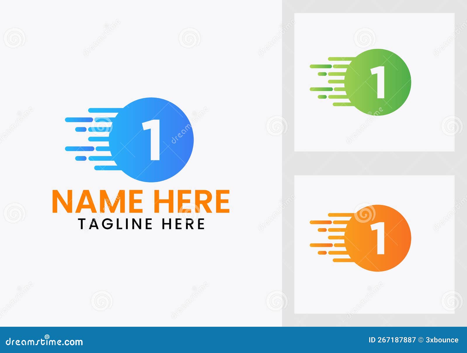 Letter 1 Technology Logo Design Template. Modern Logotype Symbol Stock ...