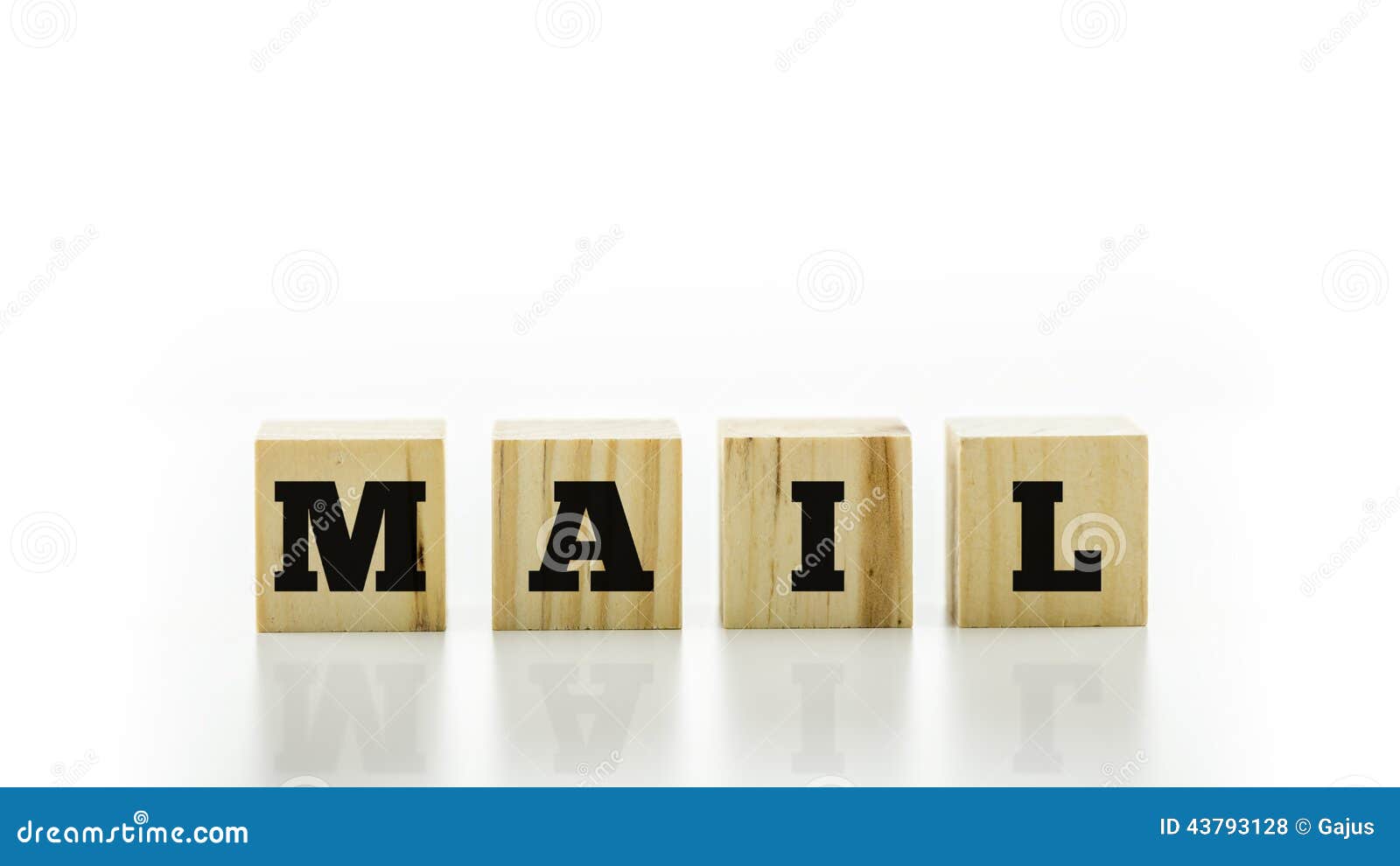 Letter Tiles Spelling the Word Mail Stock Photo - Image of mail, post ...