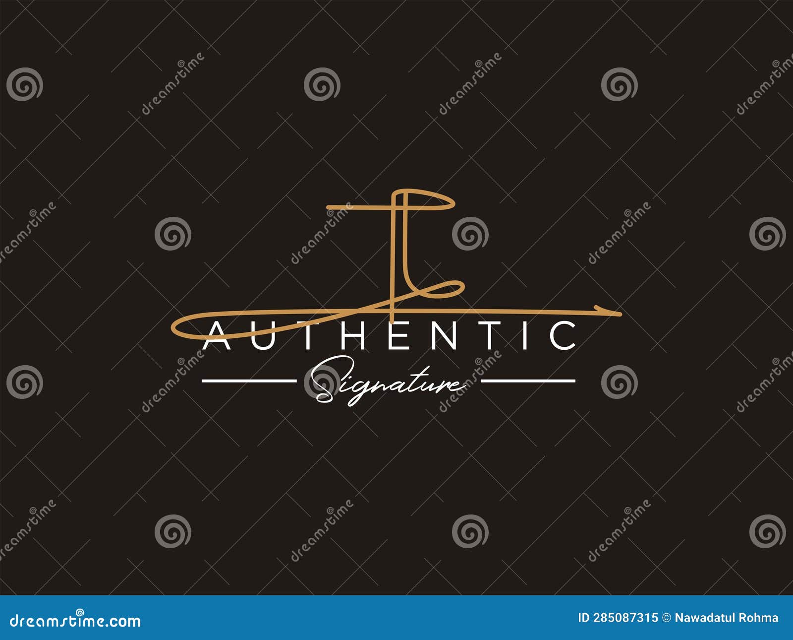 Letter TL Signature Logo Template Vector Stock Vector - Illustration of ...
