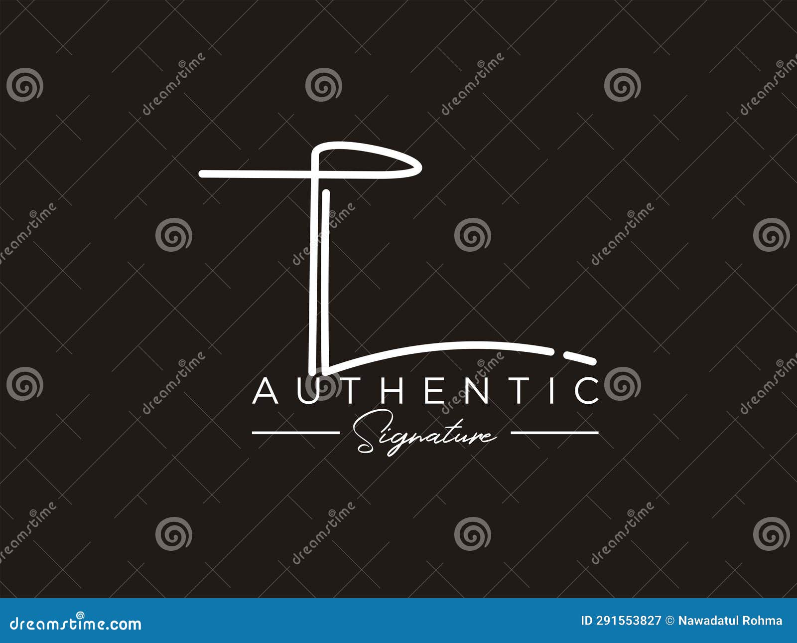 Letter TL Signature Logo Template Vector Stock Vector - Illustration of ...