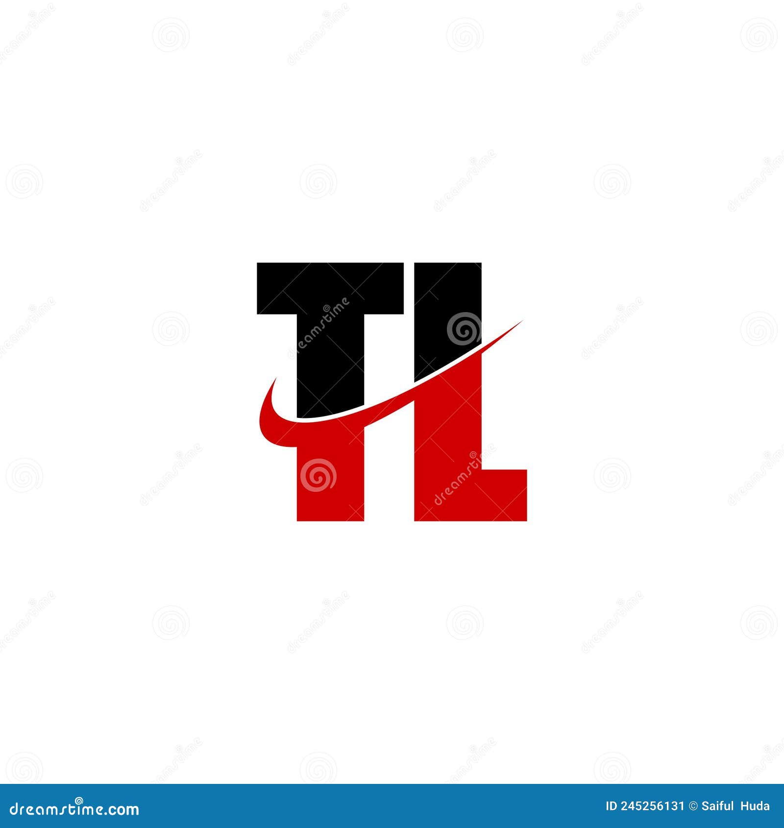 Letter TL Simple Monogram Logo Icon Design. Stock Vector - Illustration ...