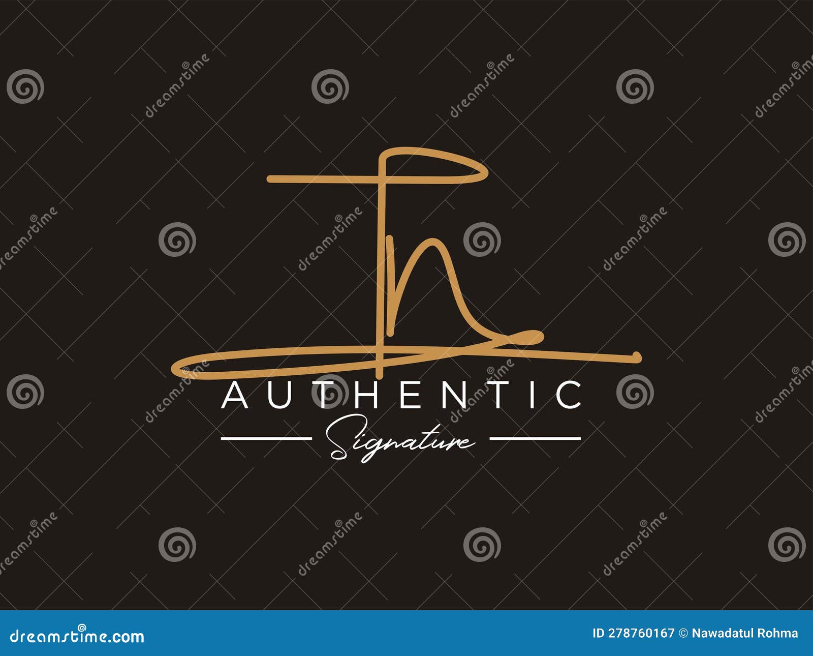 Letter TN Signature Logo Template Vector Stock Vector - Illustration of ...