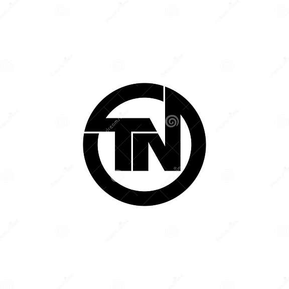 Letter TN Simple Monogram Logo Icon Design. Stock Vector - Illustration ...