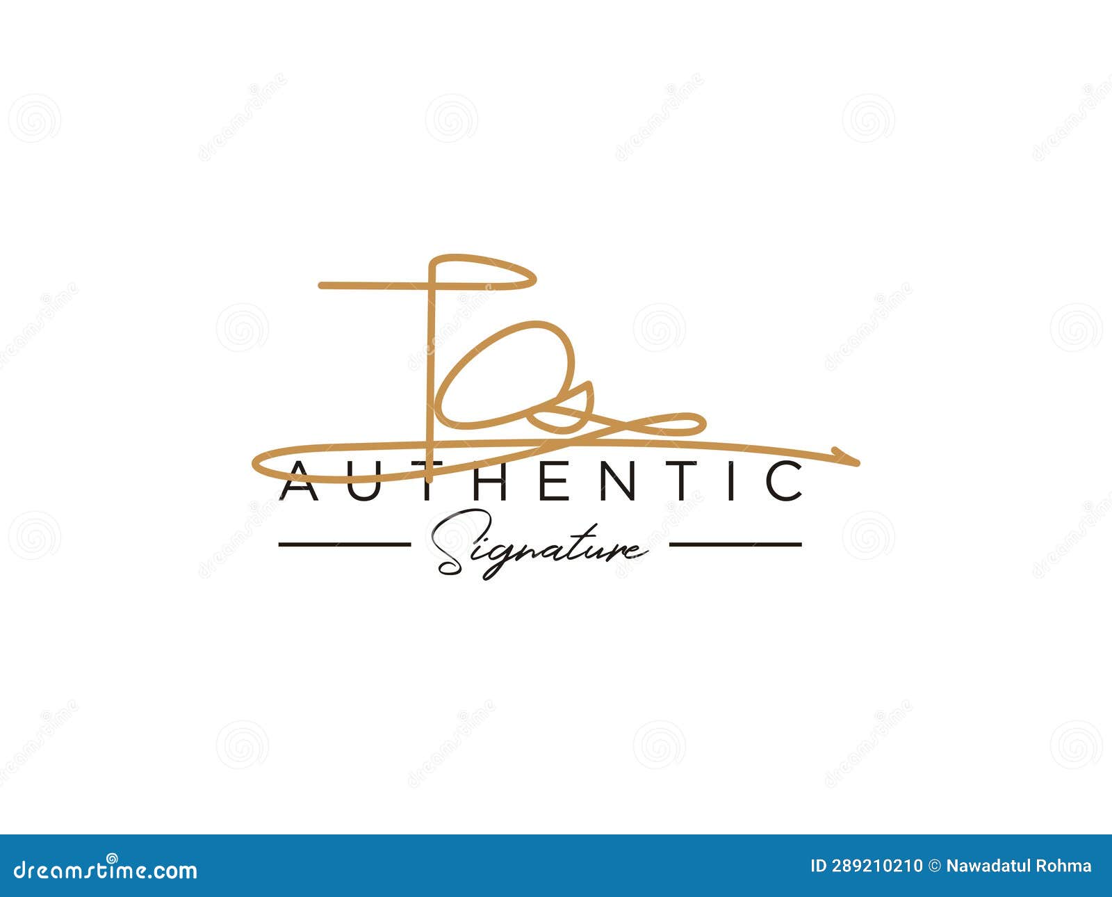 Letter TO Signature Logo Template Vector Stock Vector - Illustration of ...