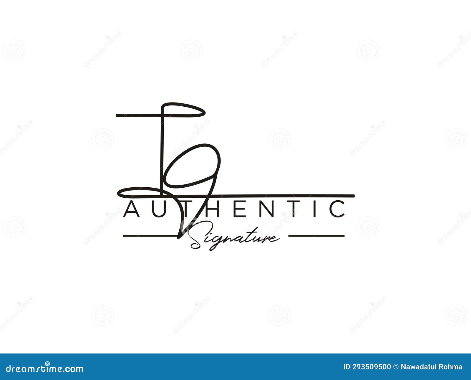 Letter TO Signature Logo Template Vector Stock Vector - Illustration of ...