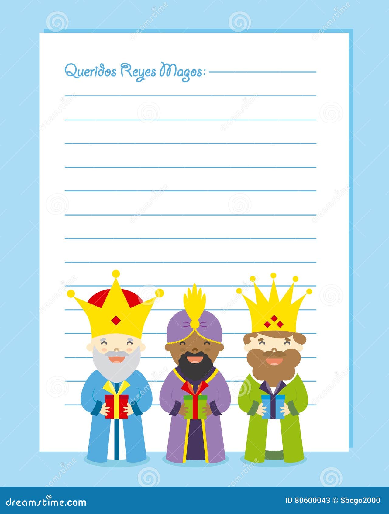 Letter to the three kings stock vector. Illustration of jerusalem ...