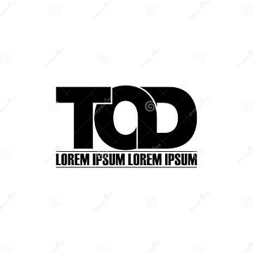 Letter TOD Simple Monogram Logo Icon Design. Stock Vector ...