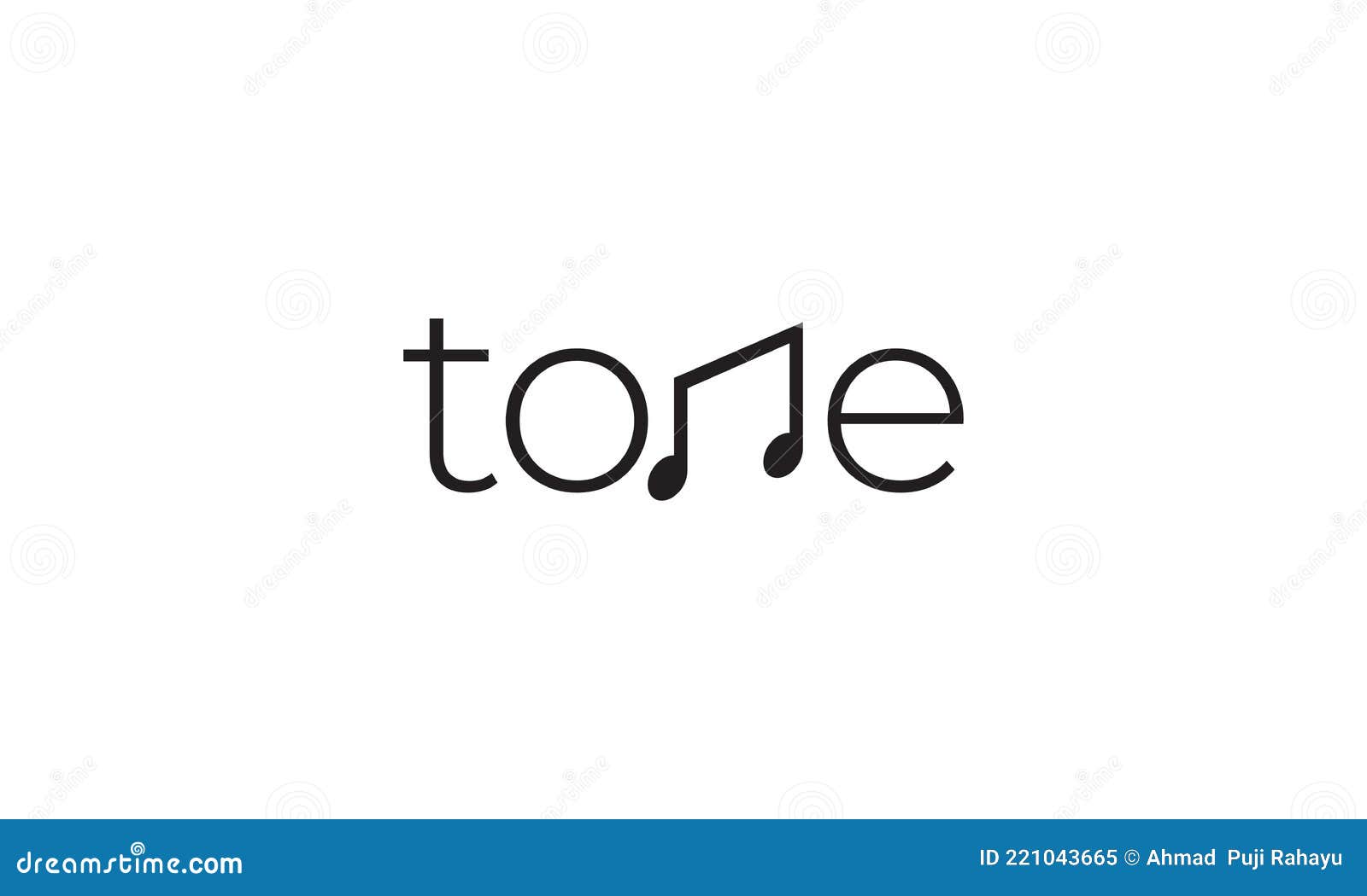 Letter Tone with Notes Music Logotype Vector Icon Illustration Design ...