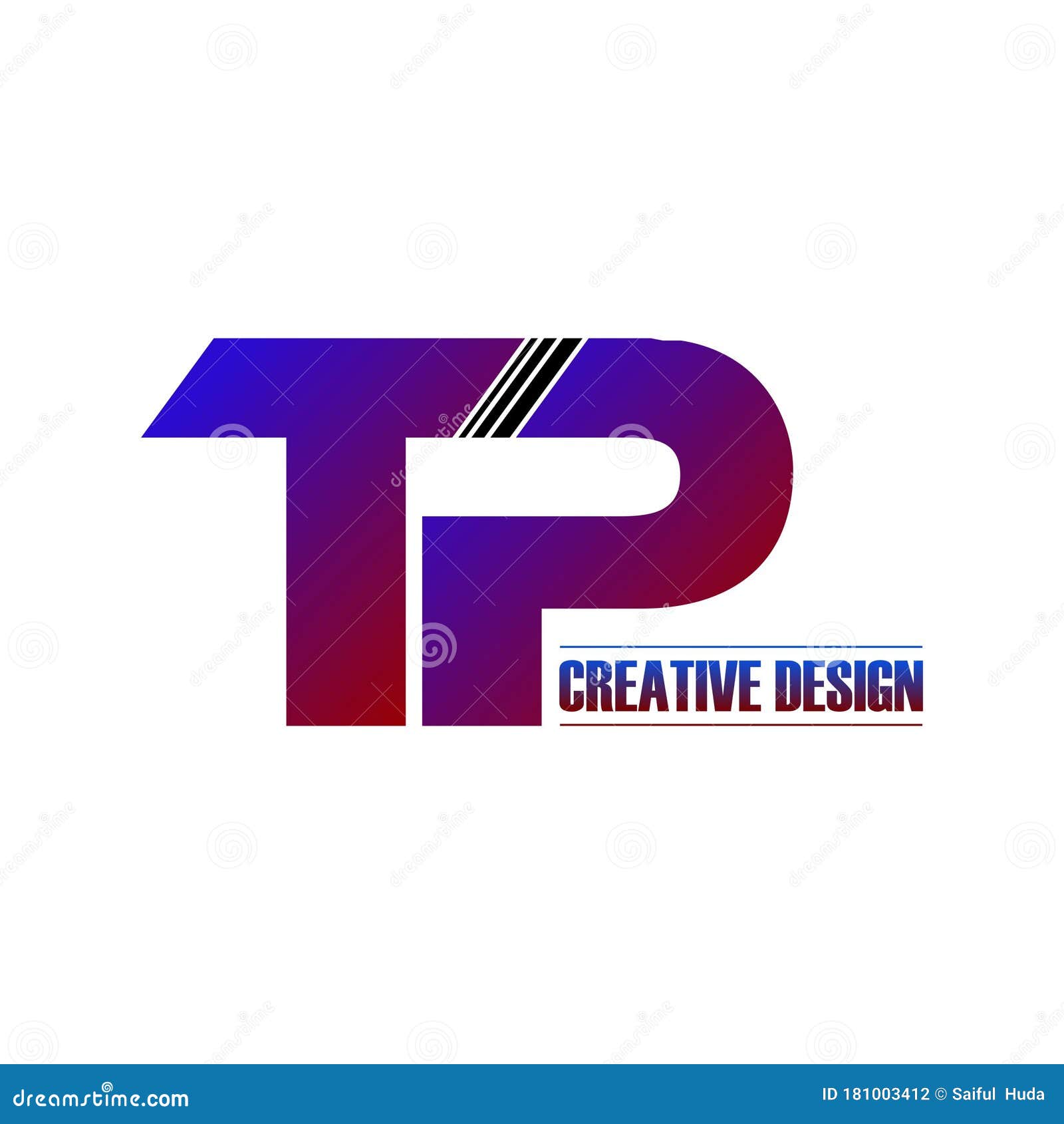 Letter TP Simple Logo Icon Design Vector. Stock Vector - Illustration ...