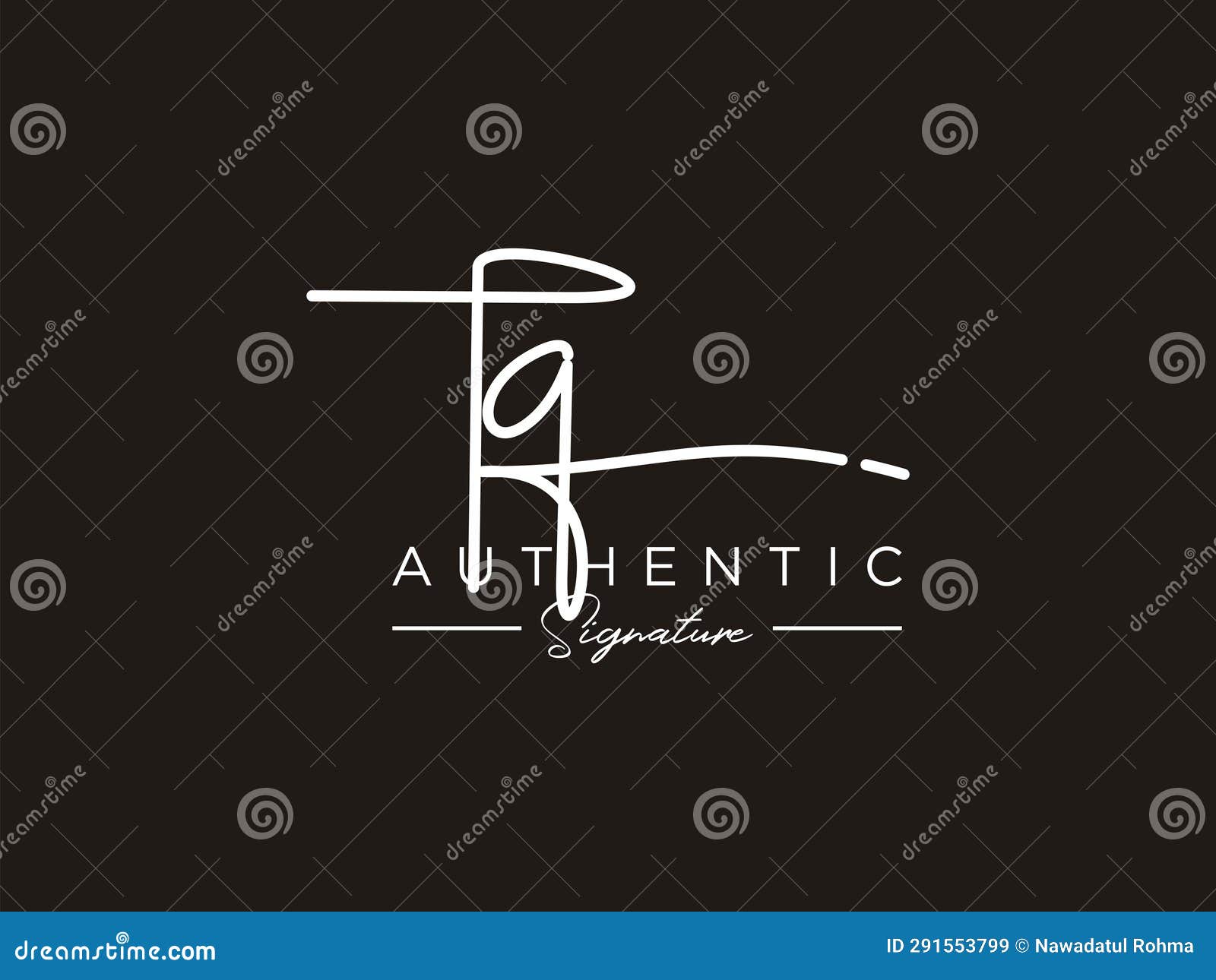 Letter TQ Signature Logo Template Vector Stock Vector - Illustration of ...